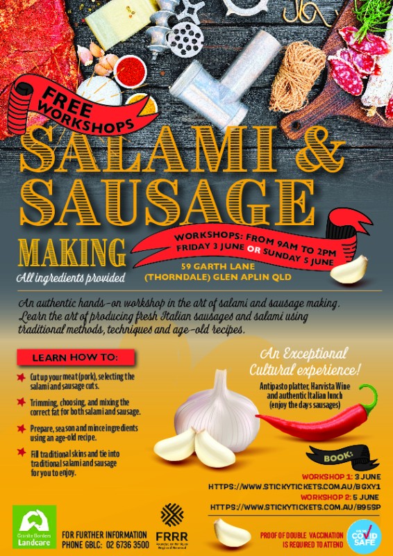 FREE Salami & Sausage Making Workshop